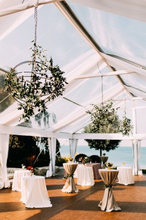 Jenna and Trevor's Gorgeous Tented Backyard Wedding