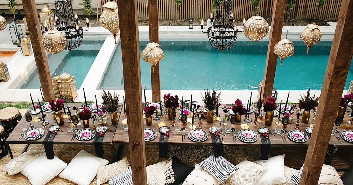 A Luxurious Backyard Party that Won't Soon Be Forgotten