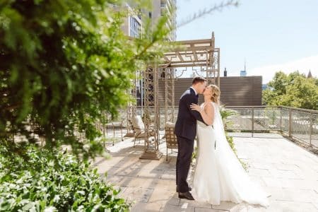 Danielle and James' Colourful and Lively Wedding at Steam Whistle's ...