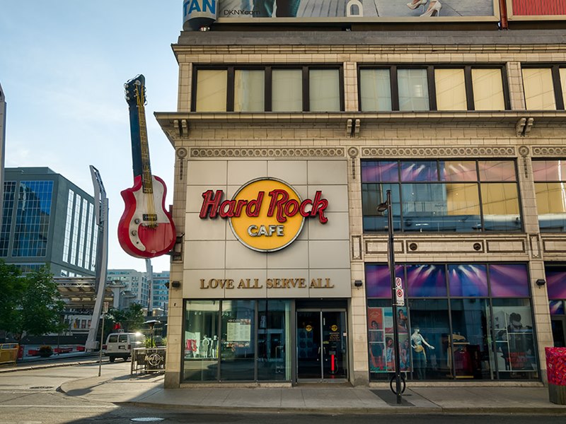 Hard Rock Cafe, Toronto, Restaurants