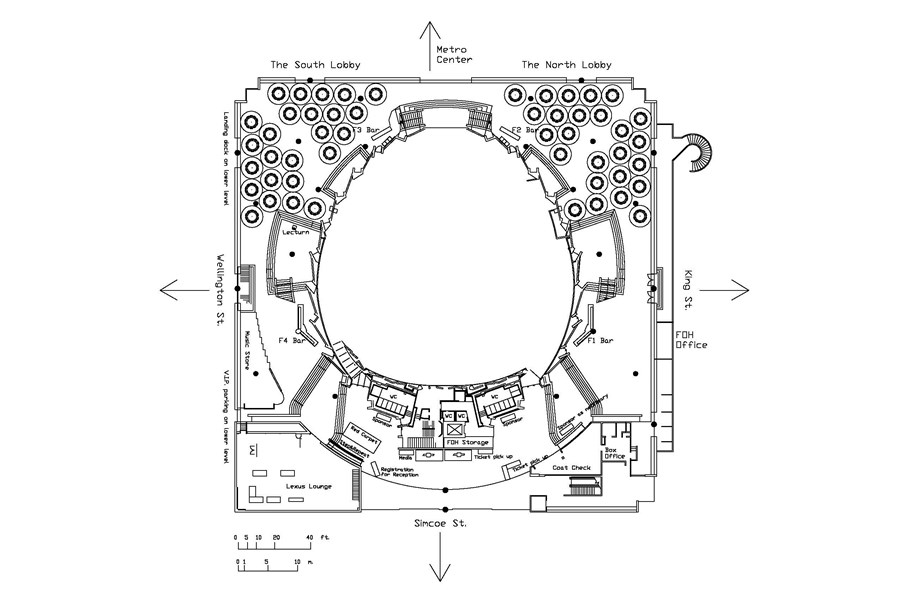 Roy Thomson Hall, Toronto, Concert Spaces